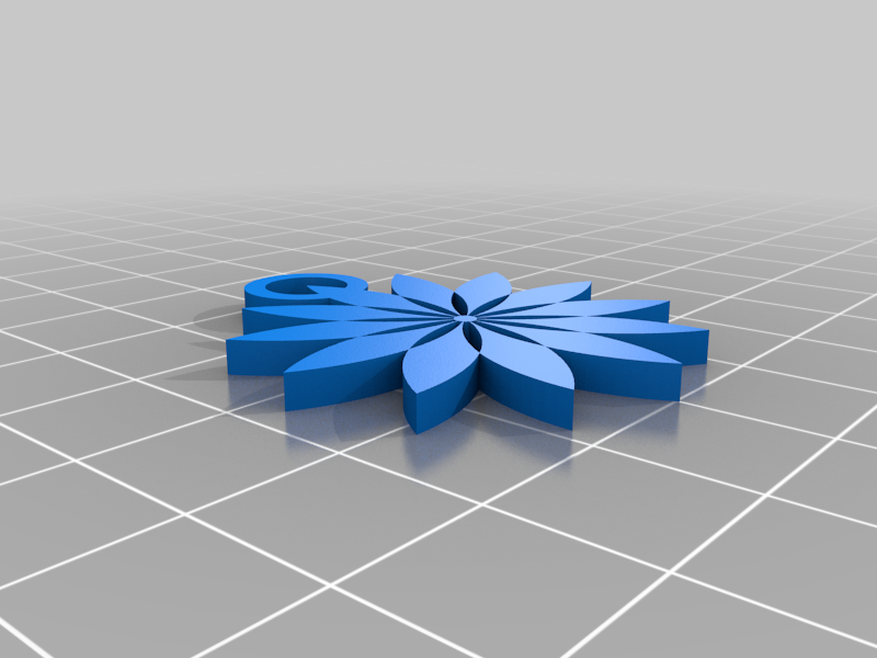 Free STL file Flower Pendant 💐 ・3D printing idea to download・Cults