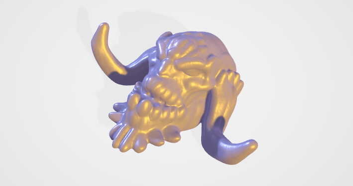 OBJ file The Head Of Doomsday 🦸‍♂️ ・3D printer design to download・Cults