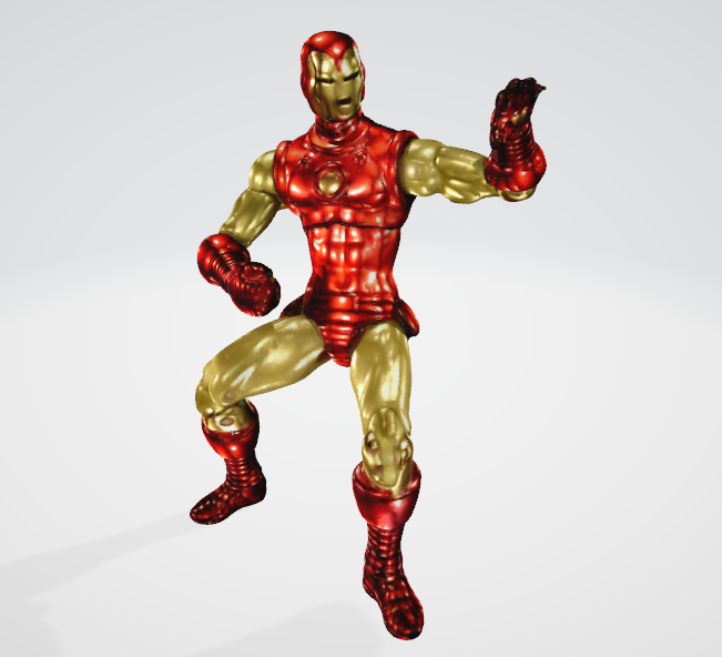 👨 Action Pose Iron Man!・ OBJ File for ・Cults