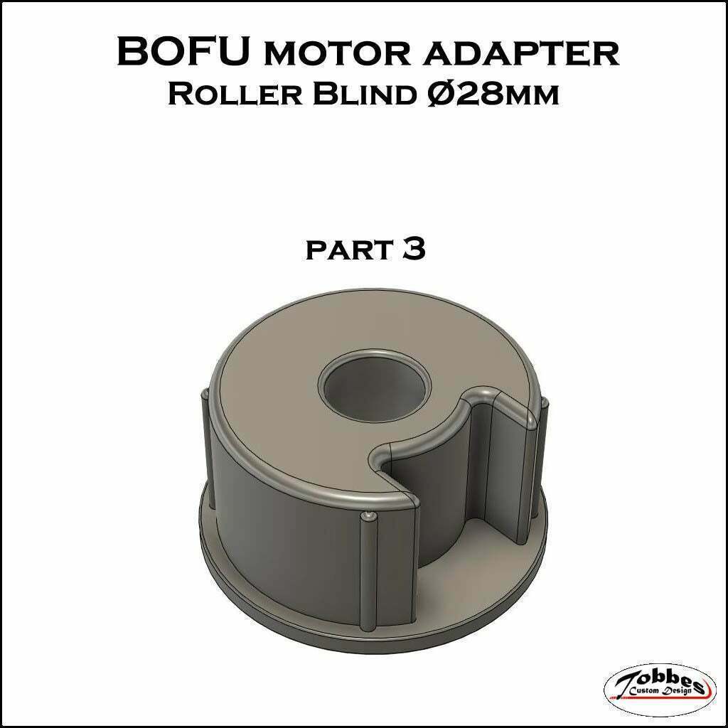 Free STL file BOFU motor adapter Roller Blind 👽 ・3D printable design to ...