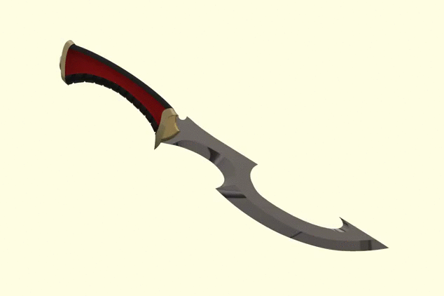🔫 khopesh. egyptian weapon・ 3D File for ・Cults
