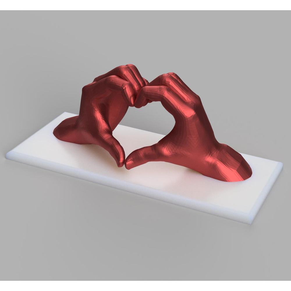 🤲 Hands Heart - Love Sign・ STL File for 3D printing・Cults
