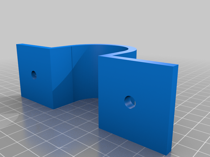 Free 3D file 40mm pipe clamp 🗜️・3D printer design to download・Cults