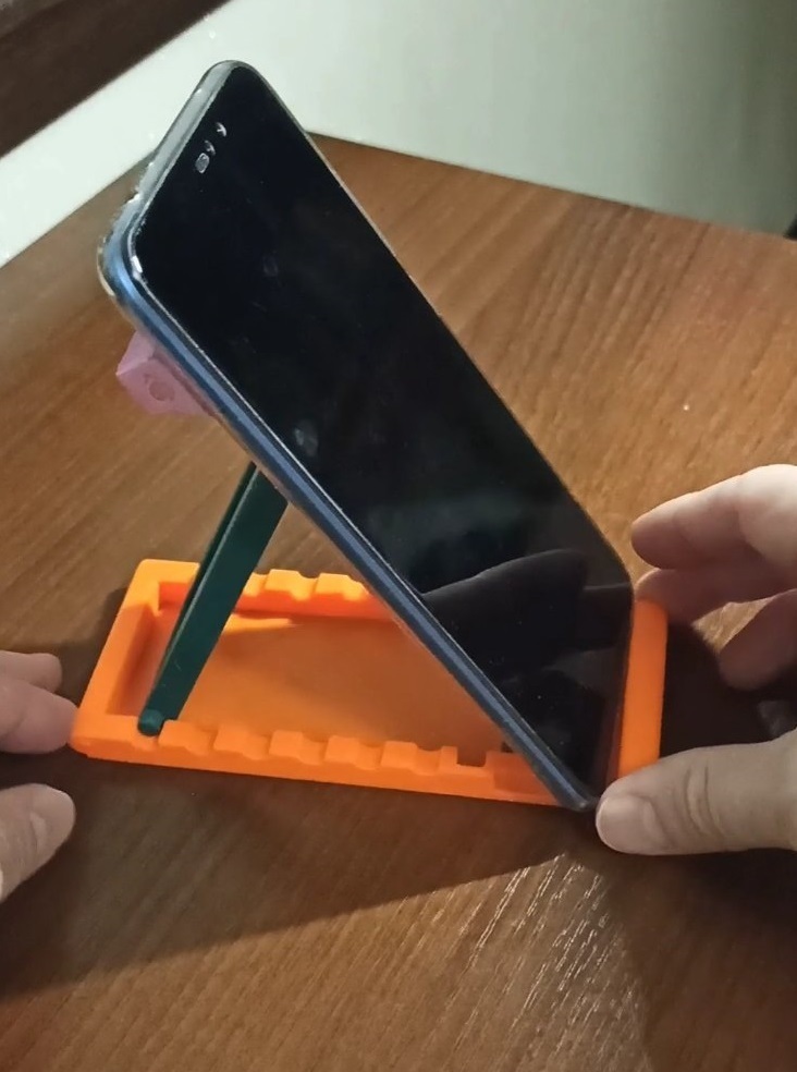 📞 Creative Society Logo on Phone holder (3 parts)・Free 3D File for ・Cults