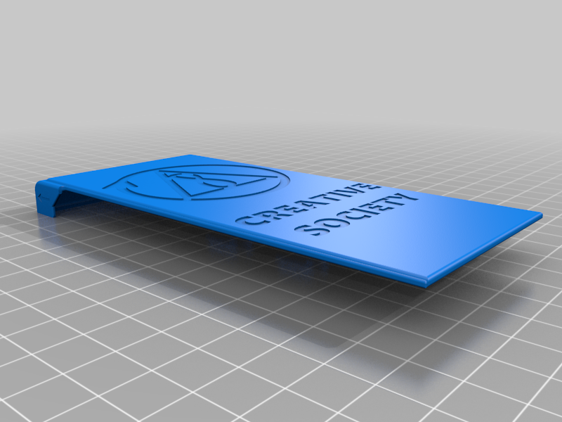 📞 Creative Society Logo on Phone holder (3 parts)・Free 3D File for ・Cults