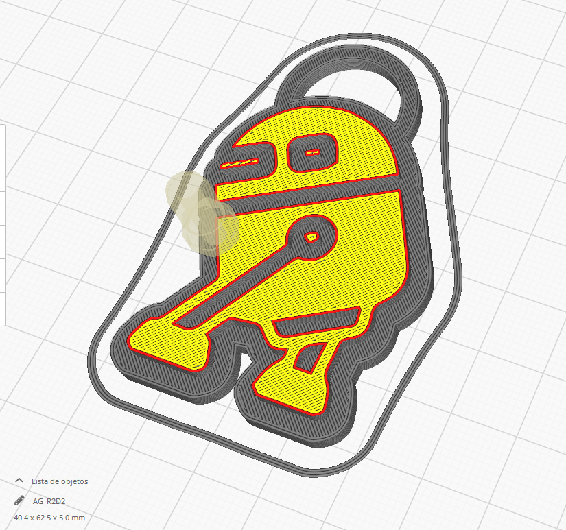 STL file R2D2 keychain 🤖 ・Template to download and 3D print・Cults