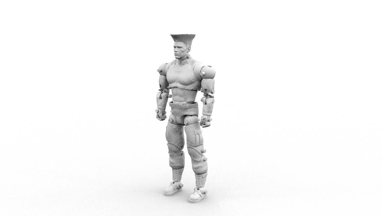 3D file Guile Street Fighter action figure articulated 🎲・3D print ...