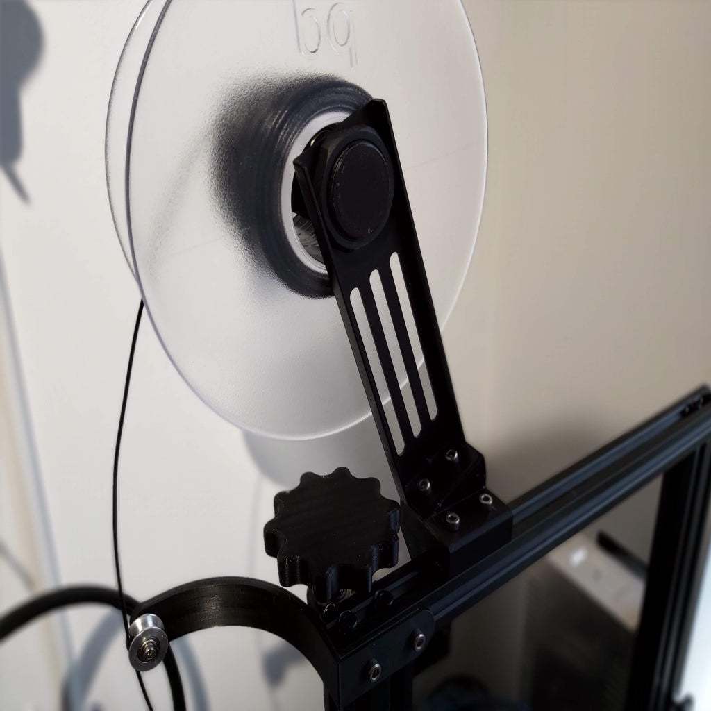 🔧 Ender3 Angled Spool Mount・Free STL File for ・Cults