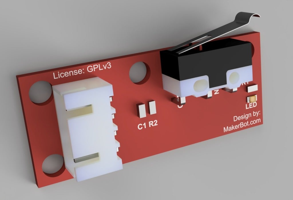 🔧 MakerBot Endstop Model・Free STL File for ・Cults