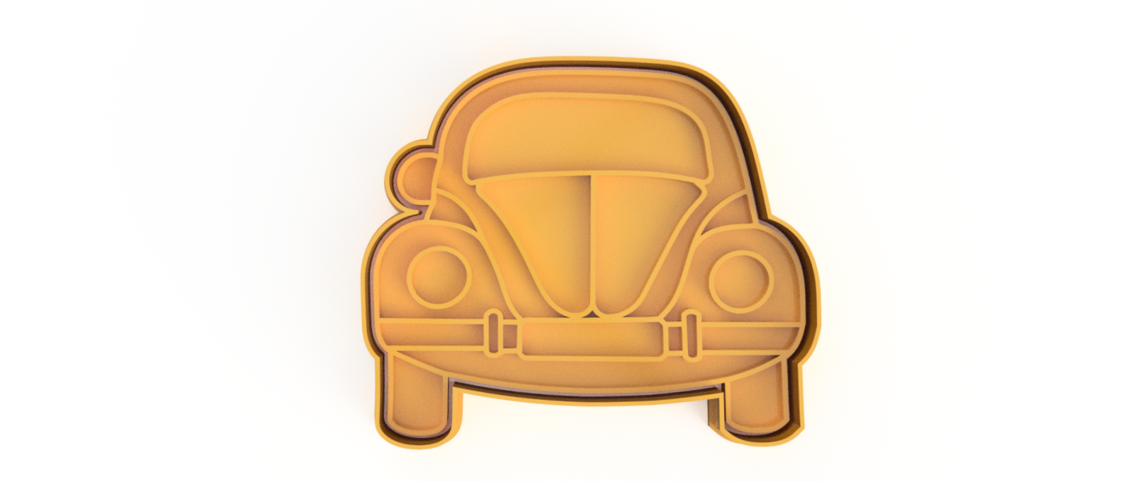 Archivo STL VW BEETLE COOKIE CUTTER 🪲・Diseño de impresión en 3D para ...