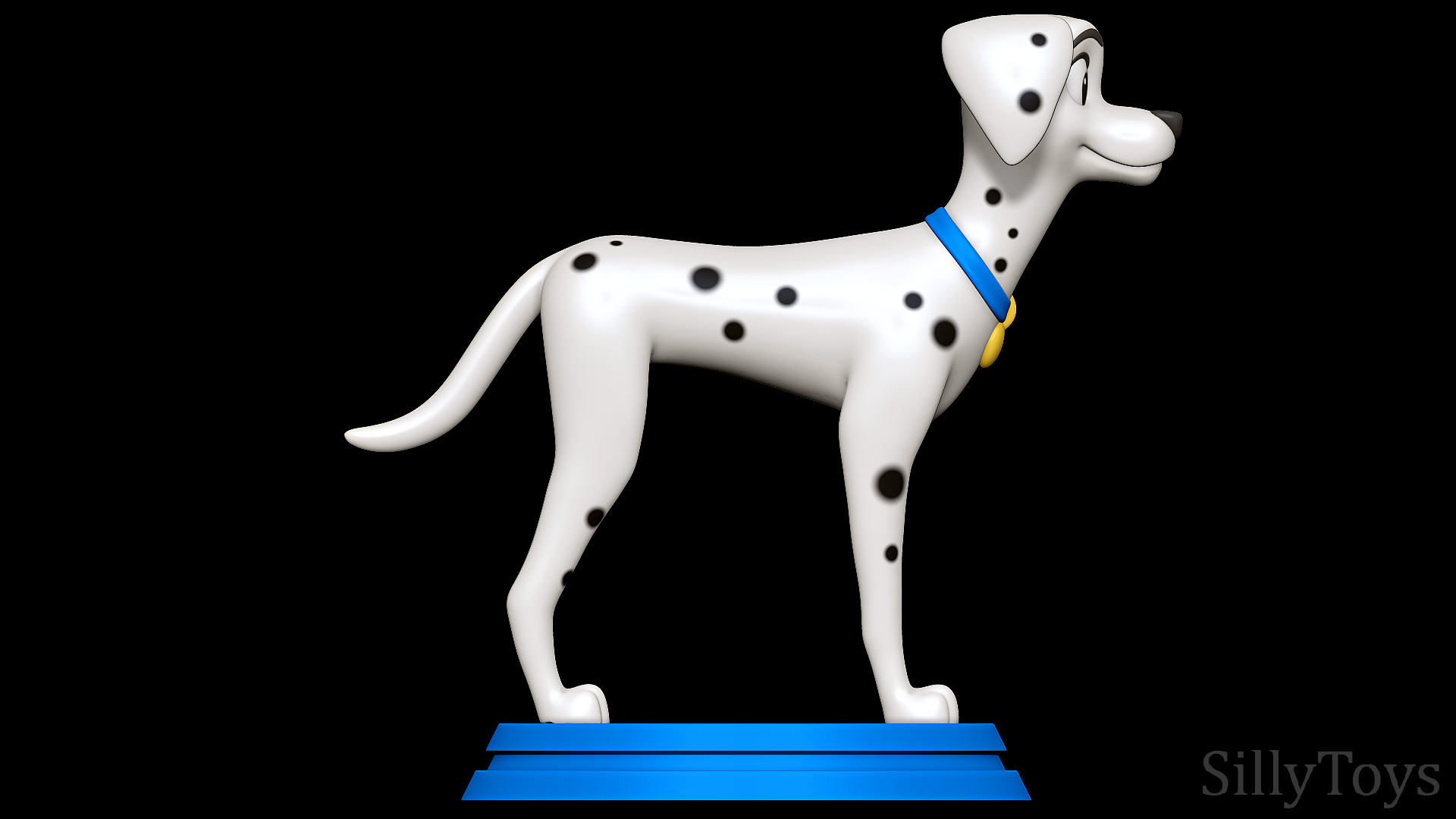 Fichier STL Perdita - 101 Dalmatiens 🐉 ・Objet imprimable en 3D à ...