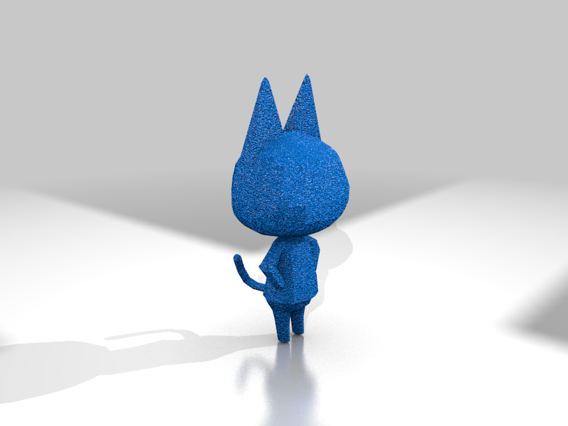 🐱 Animal Crossing Cat Villager Posed・Free 3D File for ・Cults