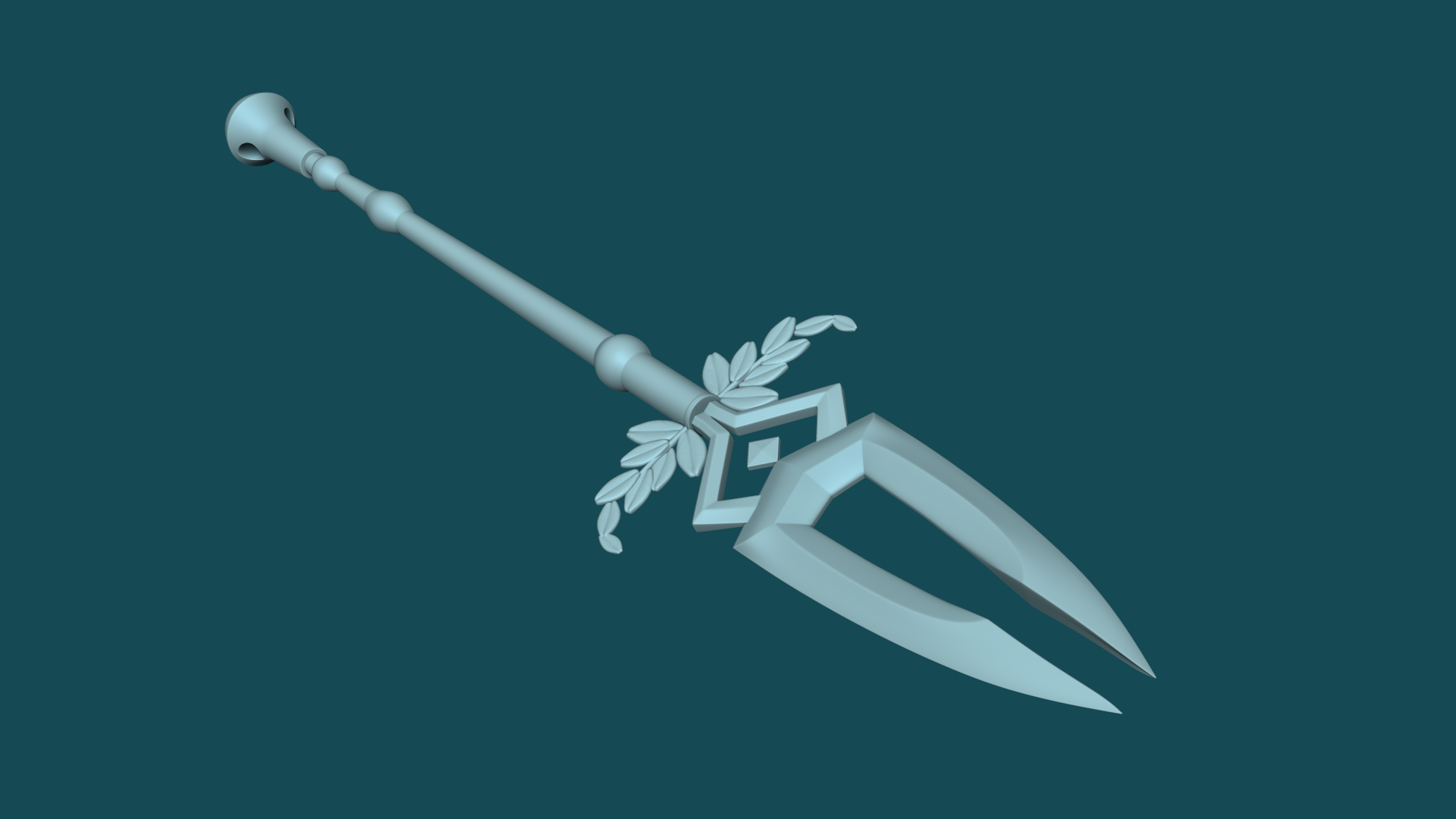 STL file Varatha - Eternal Spear - HADES Keychain Miniature 🗝️・3D ...