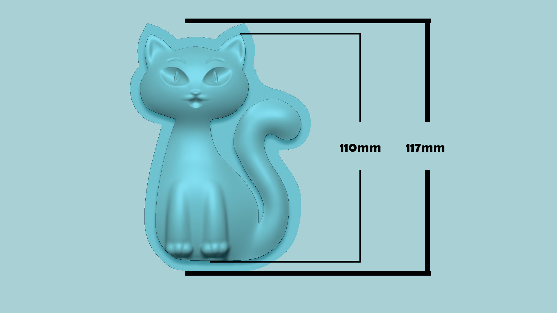 STL file Cat - Animal Cute - Molding EVA Foam Craft 🐱 ・3D printing ...