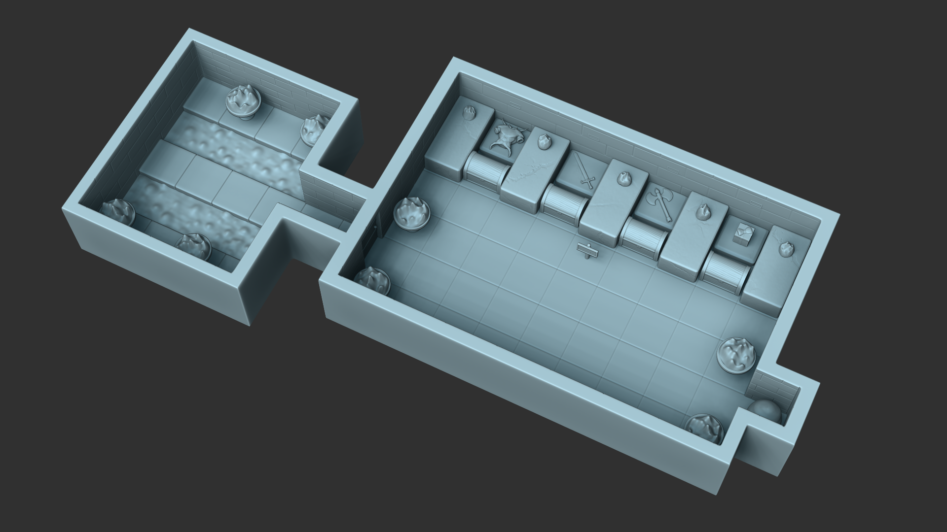 STL file Tibia Annihilator Room - Miniature 🗺️ ・3D print design to ...