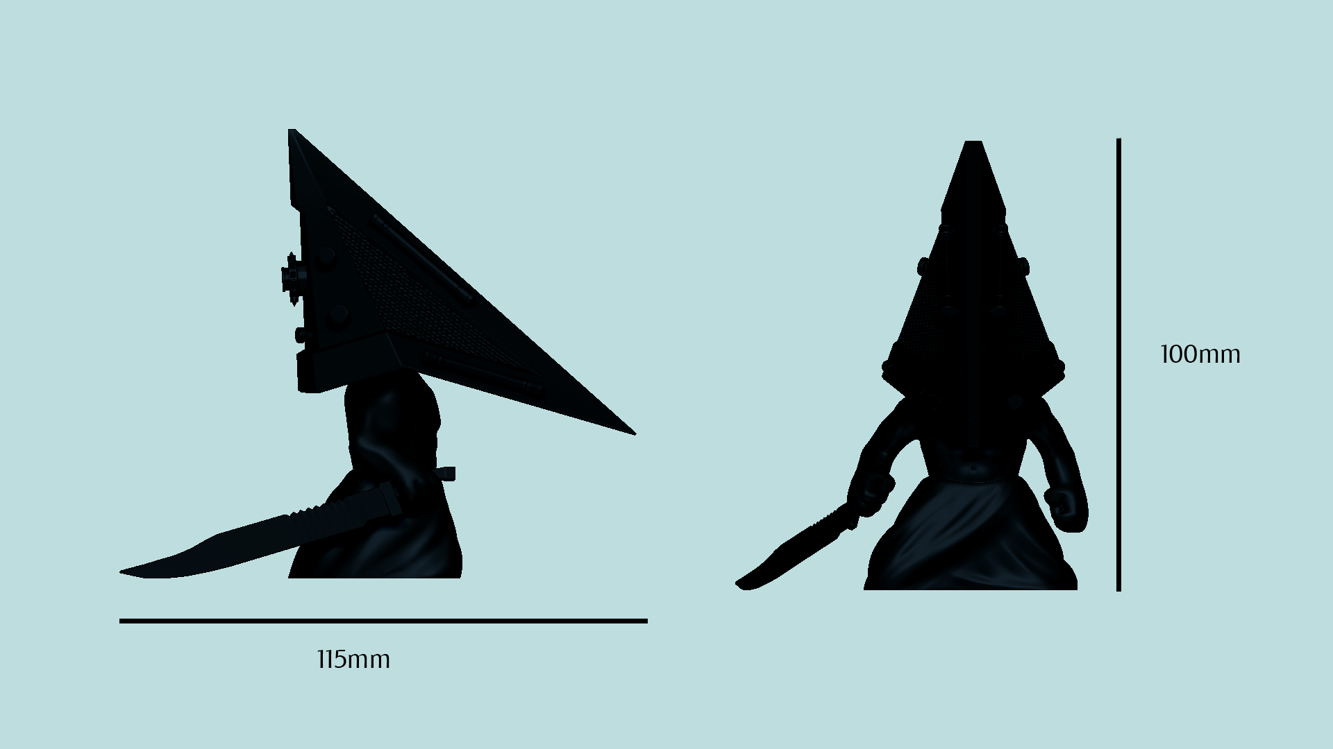 STL file Pyramid Head Chibi - Funko Style - Silent Hill 🎬 ・Design to ...