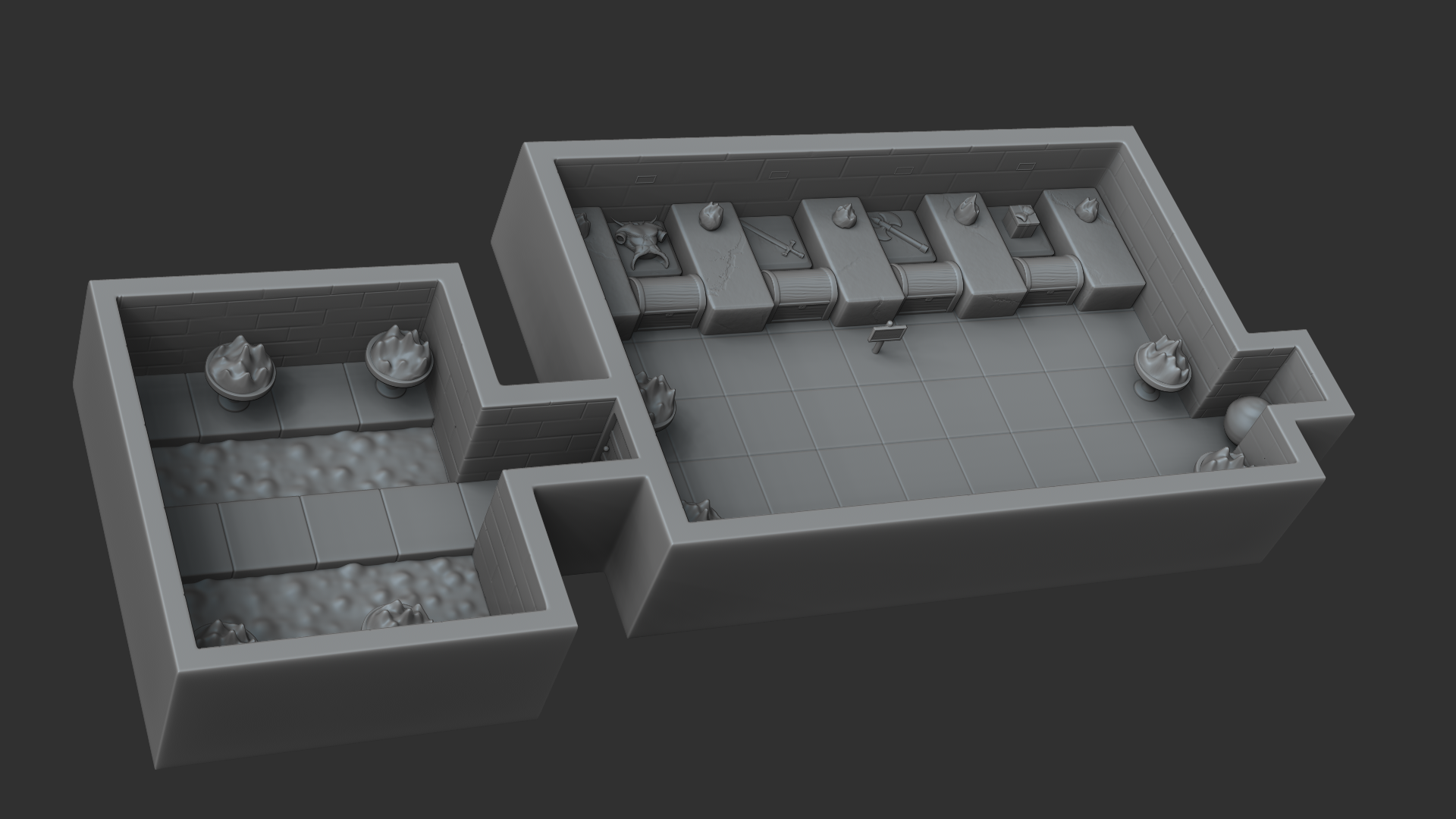 STL file Tibia Annihilator Room - Miniature 🗺️ ・3D print design to ...