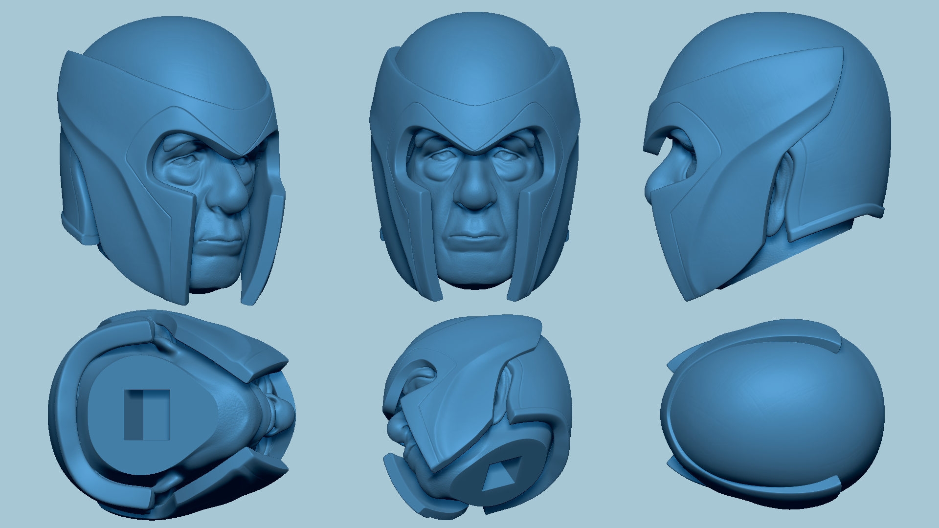 👤 Magneto Bust - Ian McKellen - X-Men・Free STL File for ・Cults