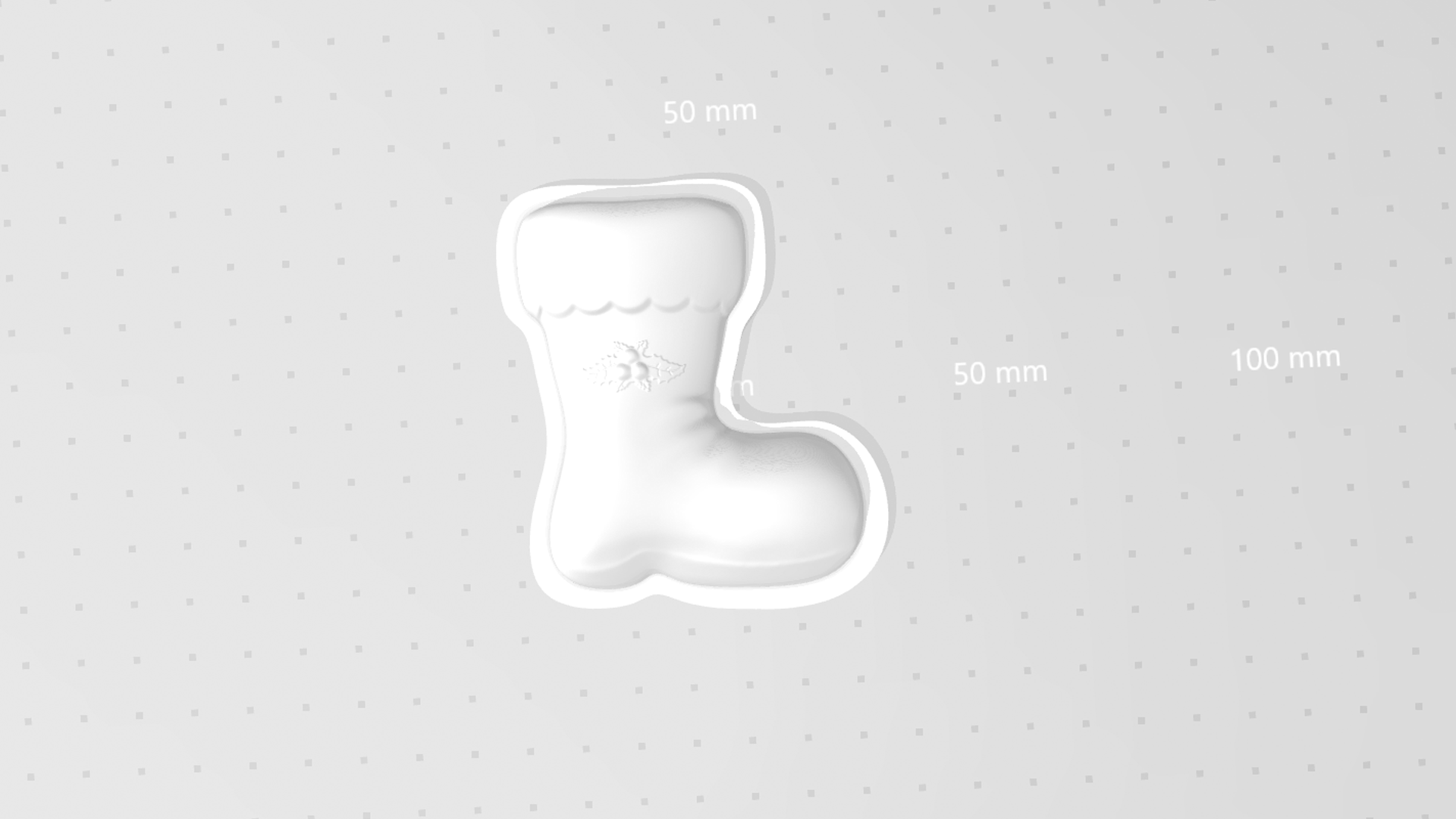 STL file Christmas Boots - Molding Arrangement EVA Foam Craft 🎄 ・3D ...