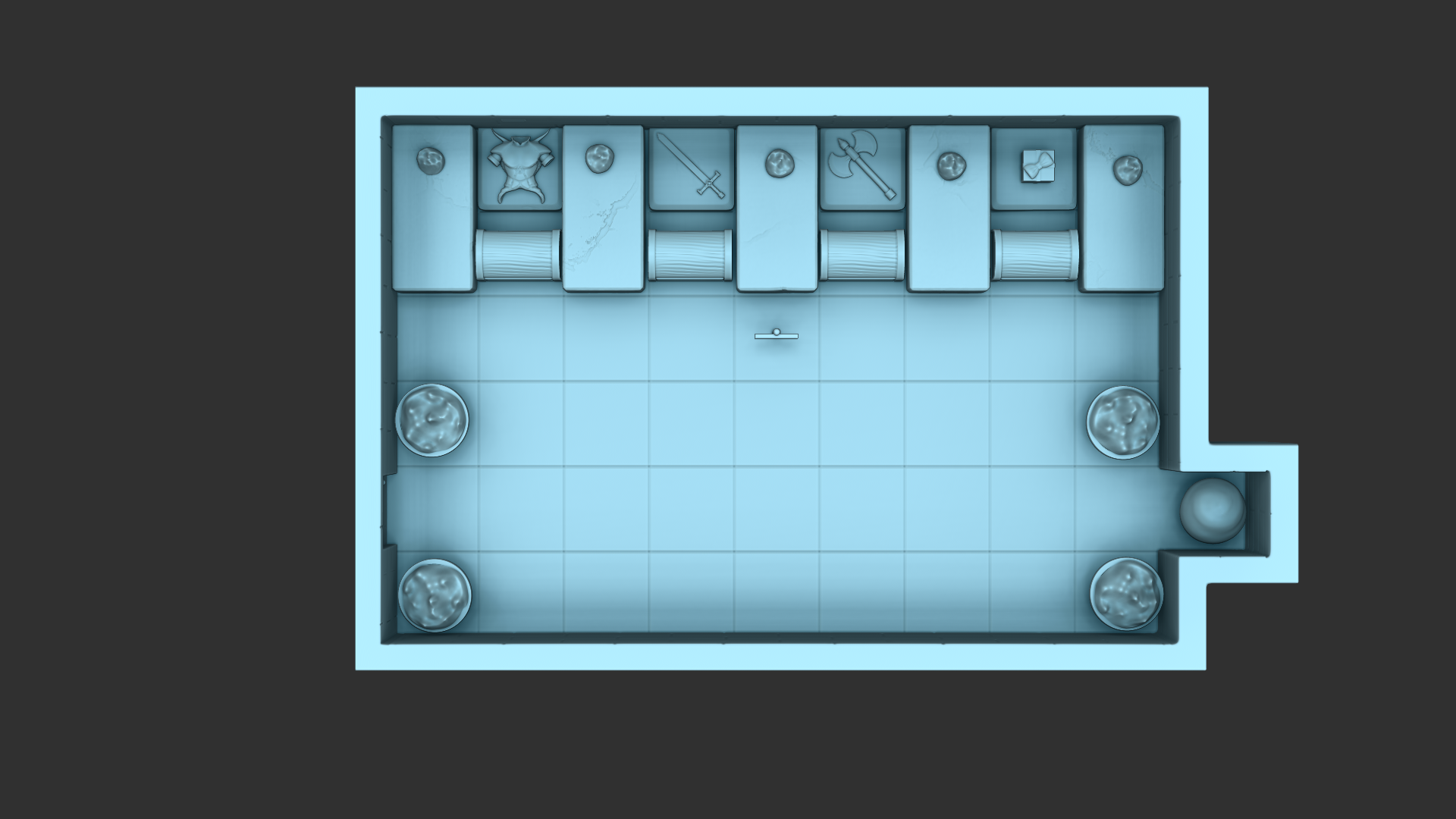 STL file Tibia Annihilator Room - Miniature 🗺️ ・3D print design to ...