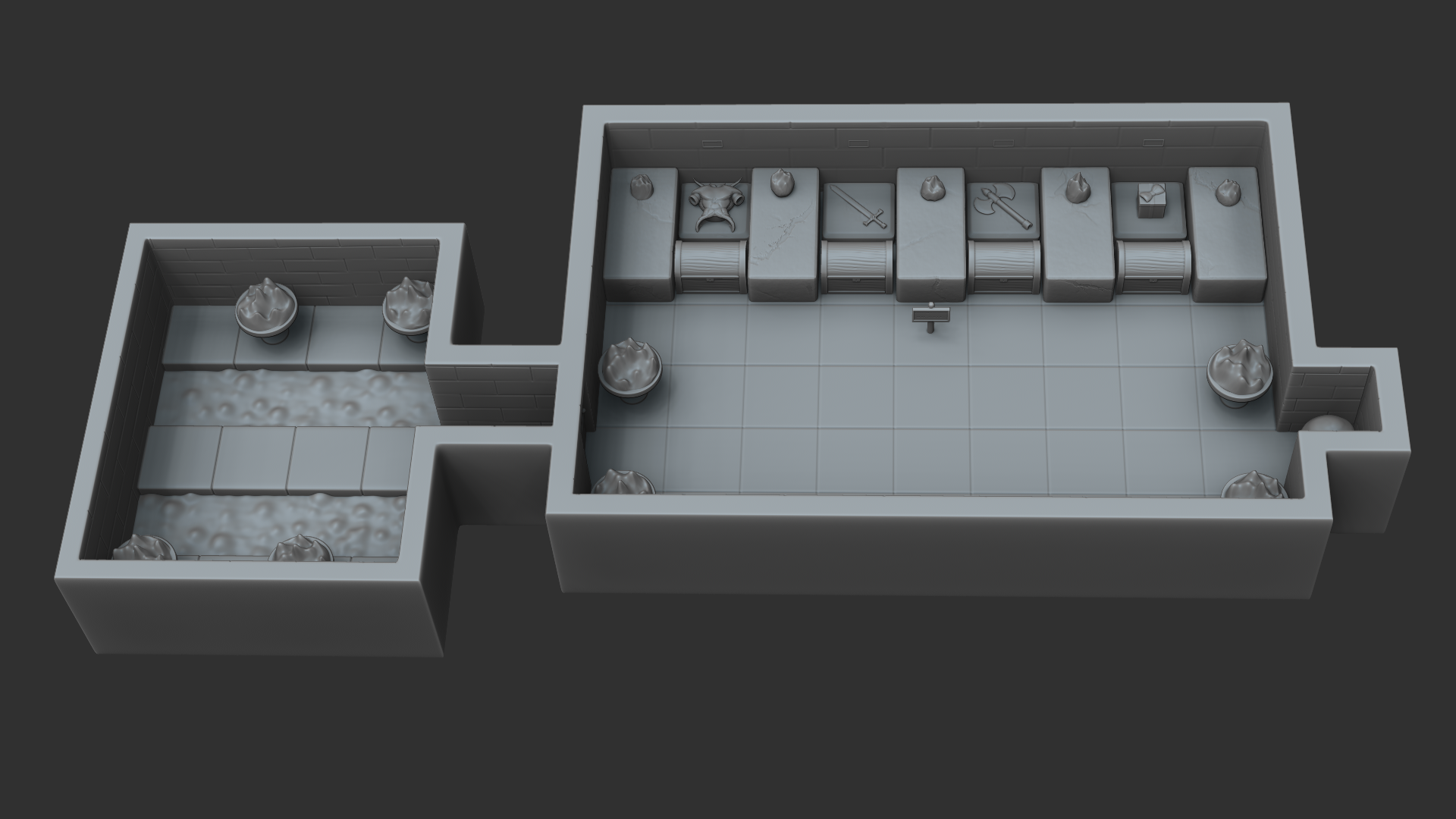 STL file Tibia Annihilator Room - Miniature 🗺️ ・3D print design to ...