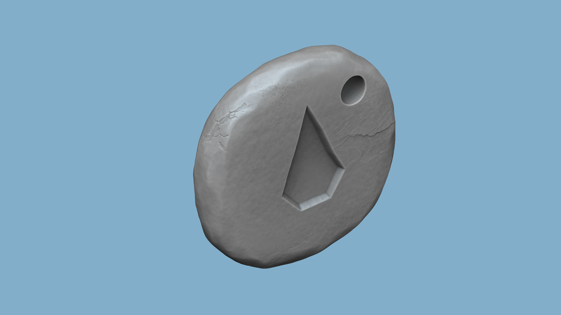 STL file Water Rune - Runescape - STL Keychain 🚰 ・3D print design to ...