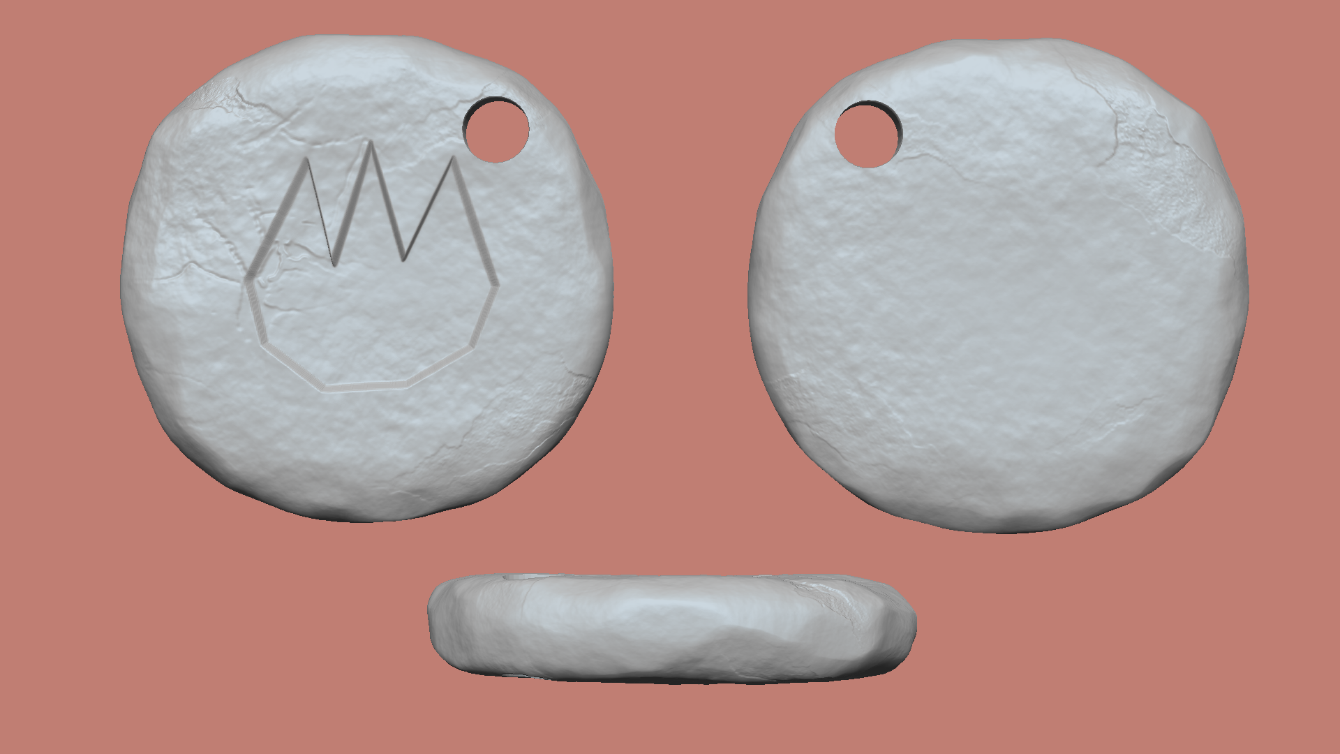 Free STL file Fire Rune - Runescape - STL Keychain 🔥 ・3D printer model ...