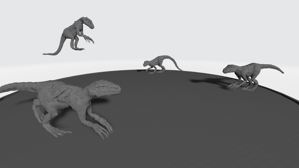 🦖 Raptor Pack・Free 3D File for ・Cults