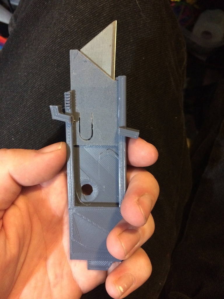 Free 3D file Darksaber Inspired Boxcutter Knife 🔪 ・3D printable object ...