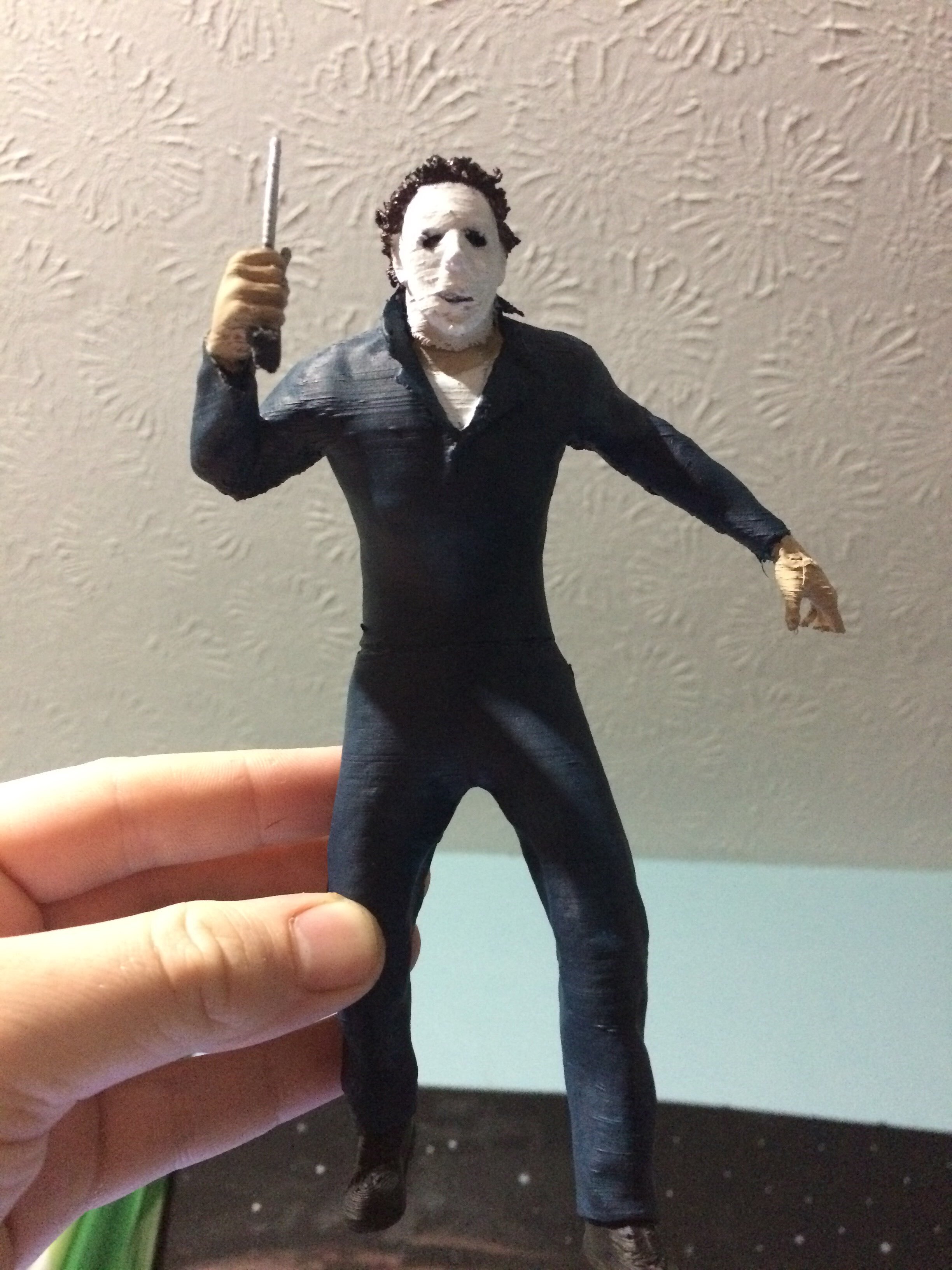 Halloween - Michael Myers posó imprimible en 3D・Cults