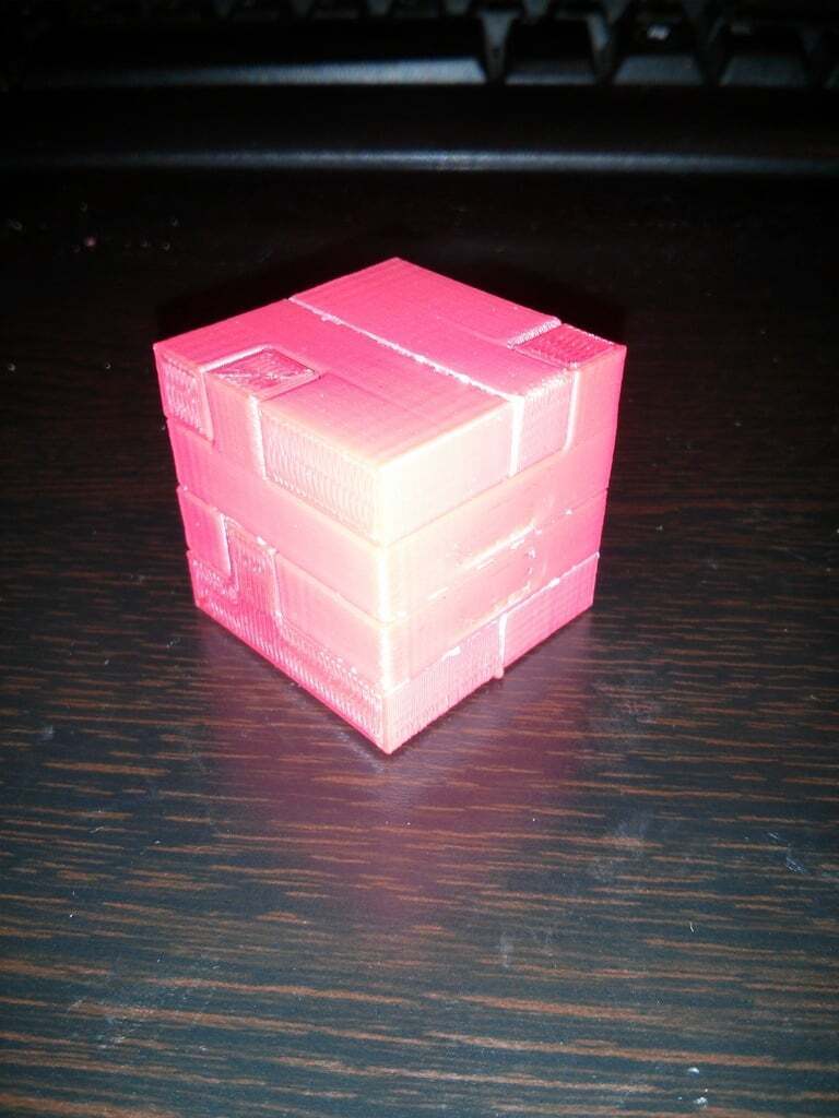 3D printed Printable Interlocking Puzzle #3 - Level 4 by Bram Cohen・Cults