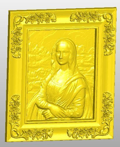 Fichier STL gratuit Mona Lisa 🎨 ・Modèle pour impression 3D à ...