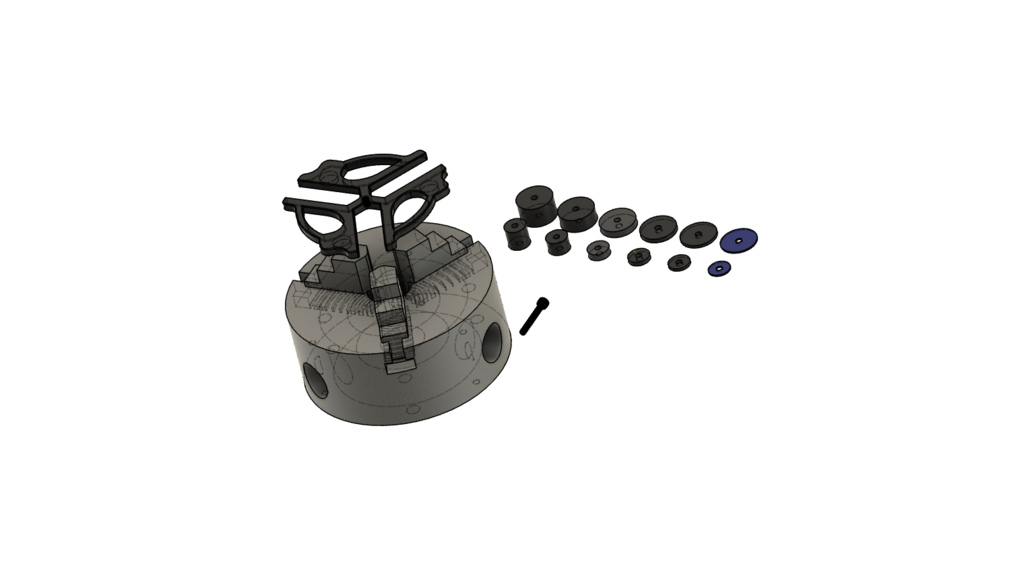 🕷️ Chuck spider for EMCO Maximat 11 stock 3-Jaw chuck・Free 3D File for ...