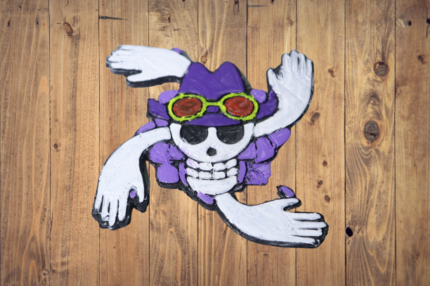 STL file One Piece Strawhat Pirates Jolly Rogers(PTS) 🏴‍☠️ ・Template to ...