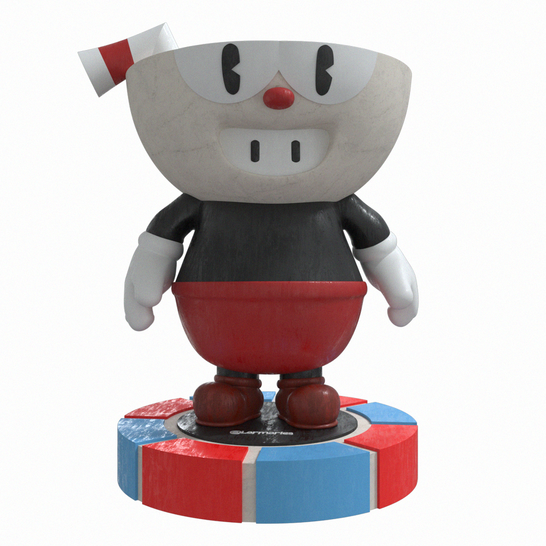 🍂 FALL GUYS WITH SKIN / CUPHEAD・Archivo STL para ・Cults