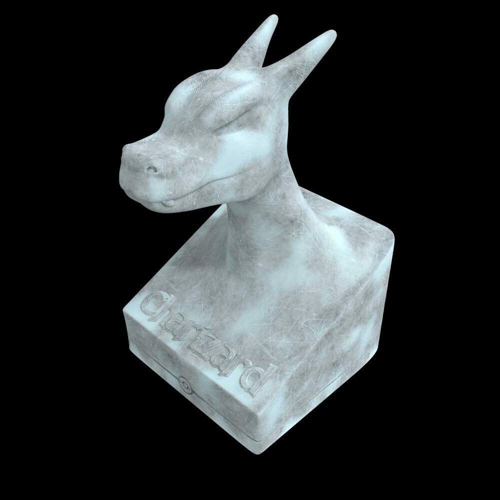 STL file V1 Pokémon Bust #006 Charizard For 3D Printing 👤 ・3D print ...