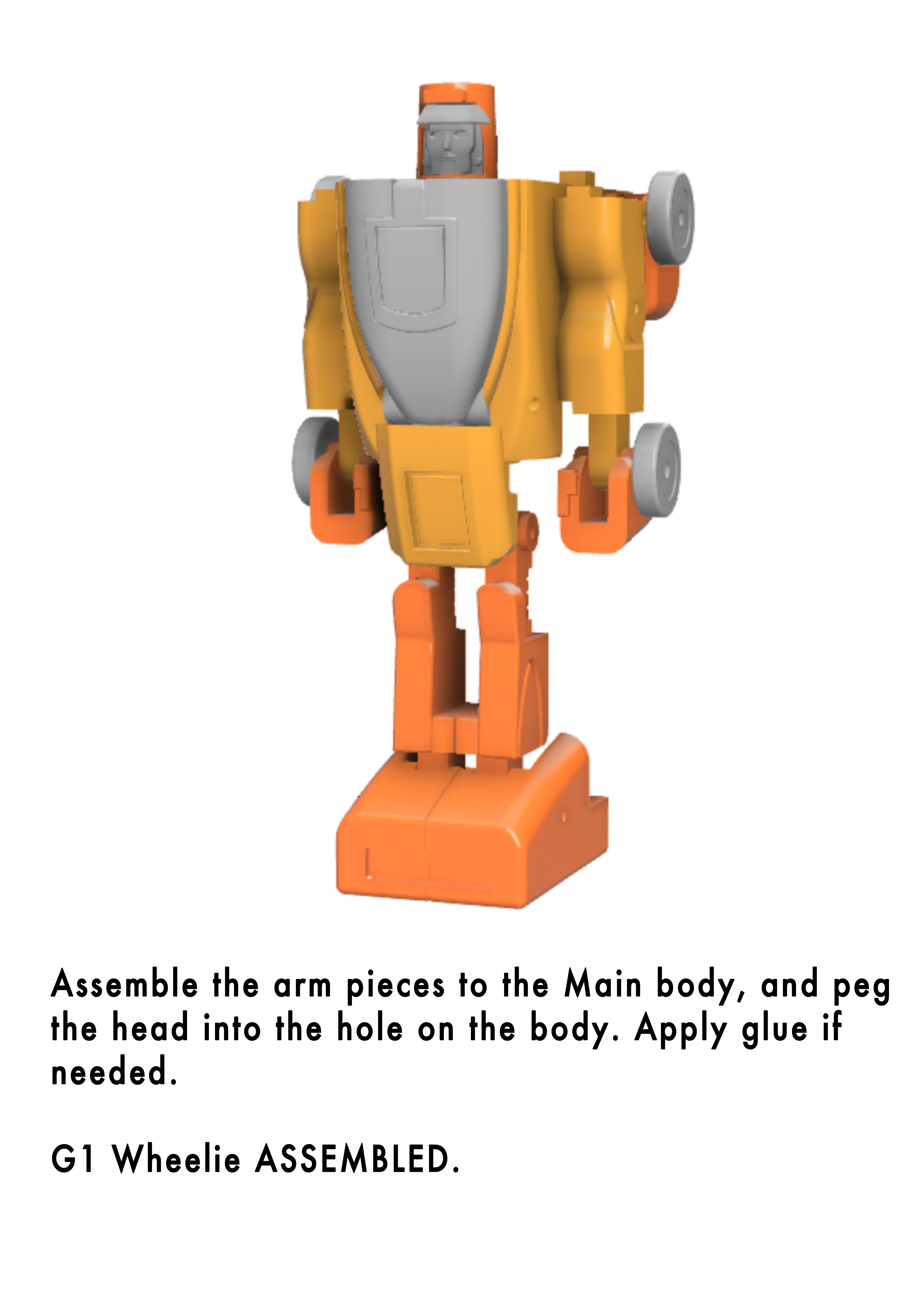 Free STL file Transformers G1 Style Wheelie 🤖 ・3D printing design to ...