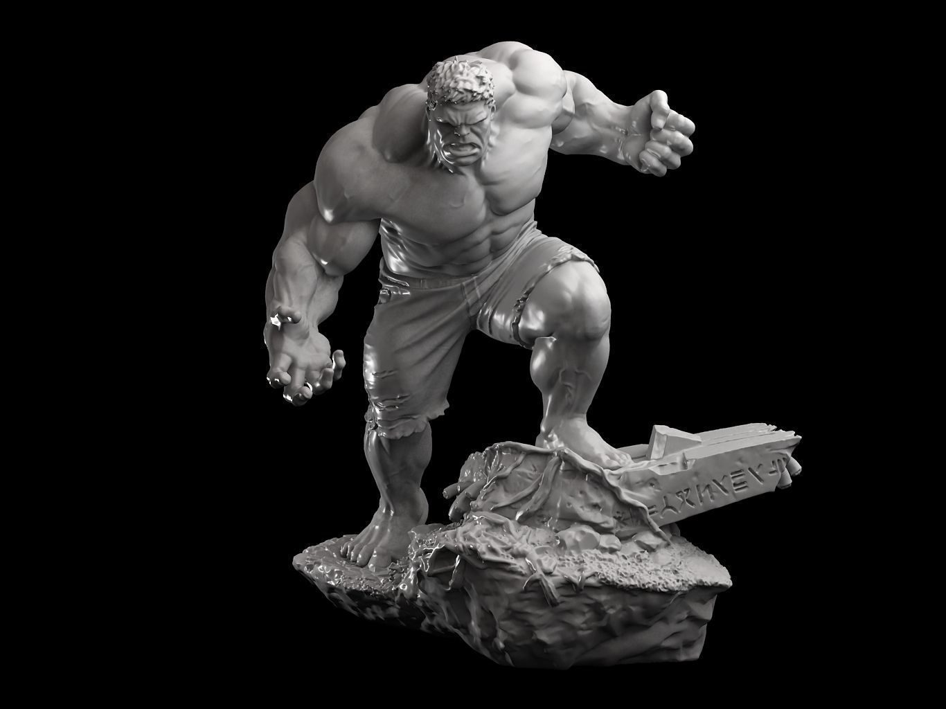 🦸 Hulk・ STL File for ・Cults
