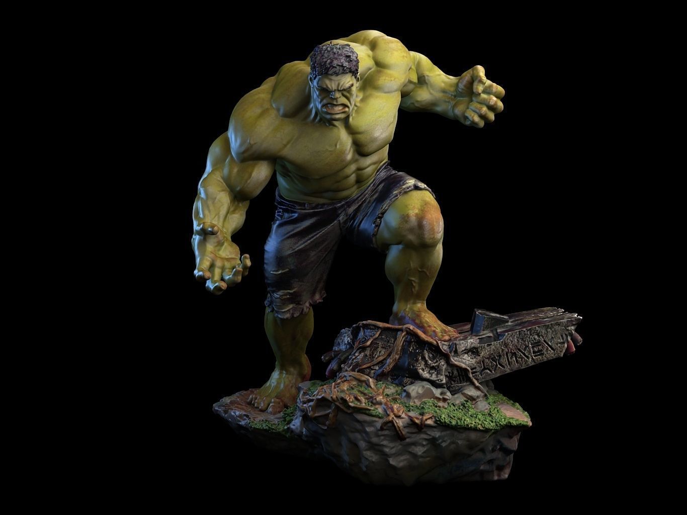 🦸 Hulk・ STL File for ・Cults