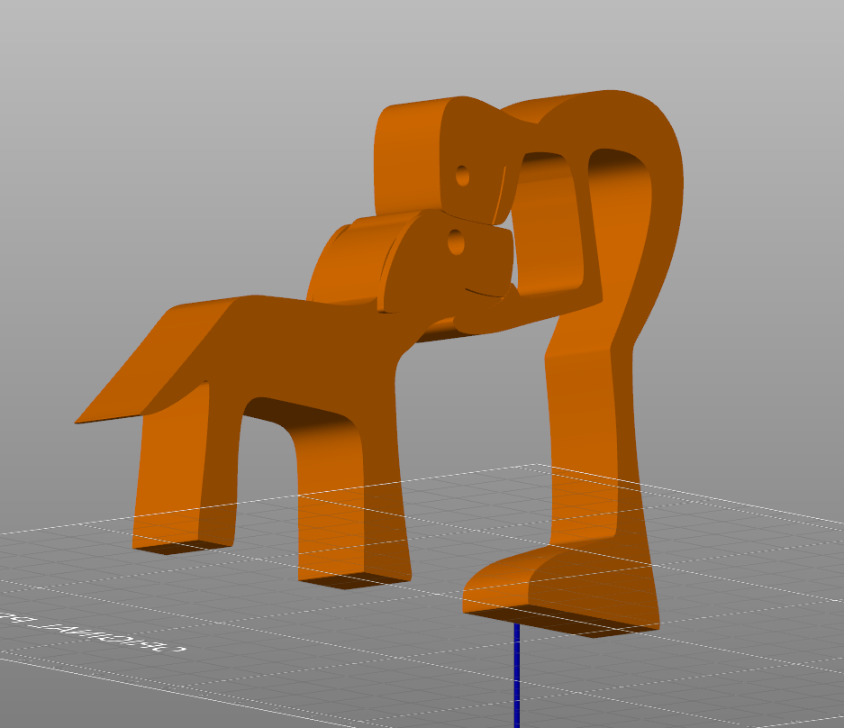 STL file SCULPTURE LOVE OF MAN AND DOG - STL + SVG 🗿・3D printing design ...