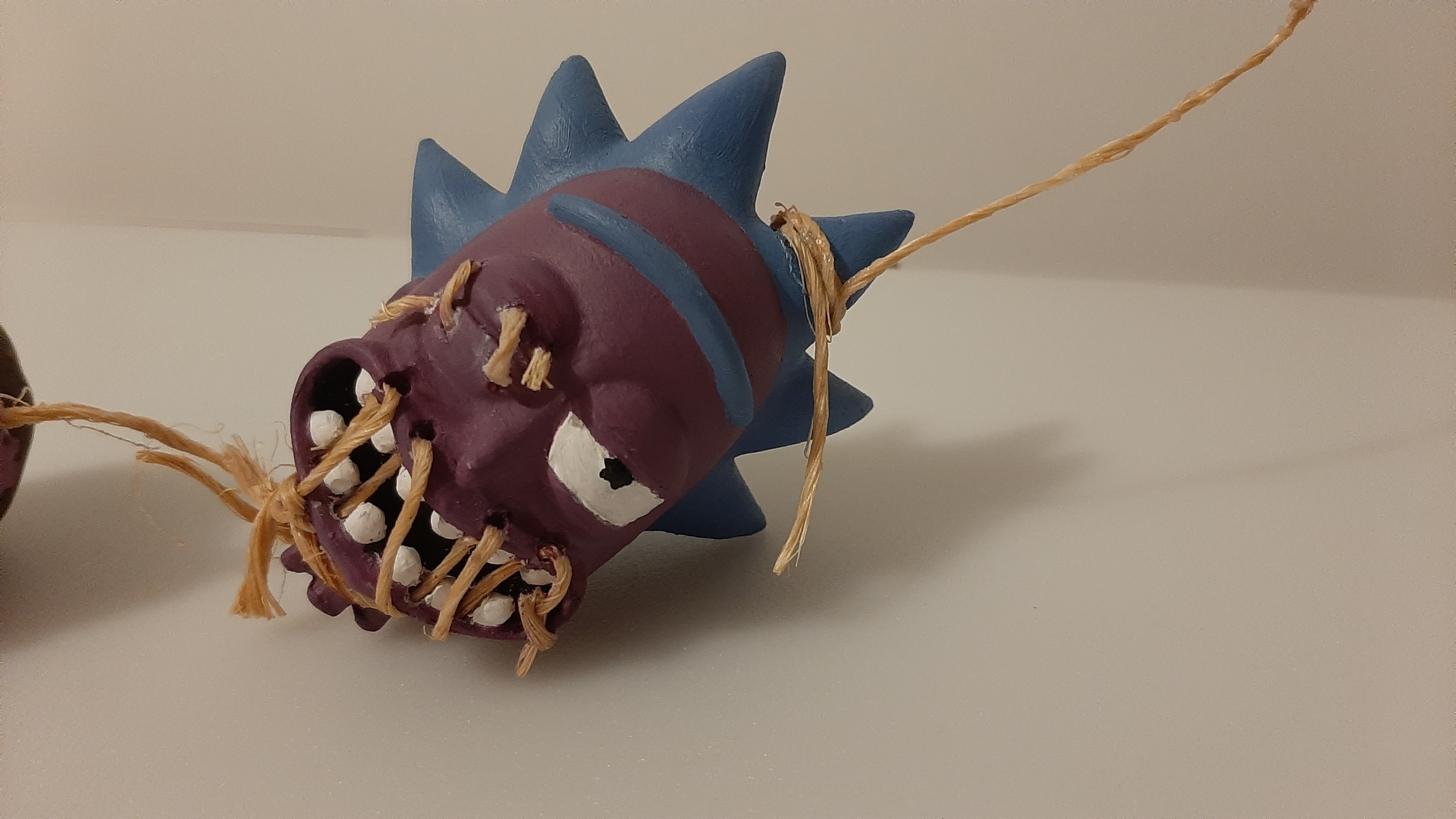STL file Shrunken Head Tzantza Rick and Morty 🎃 (3MF)・3D printer model ...