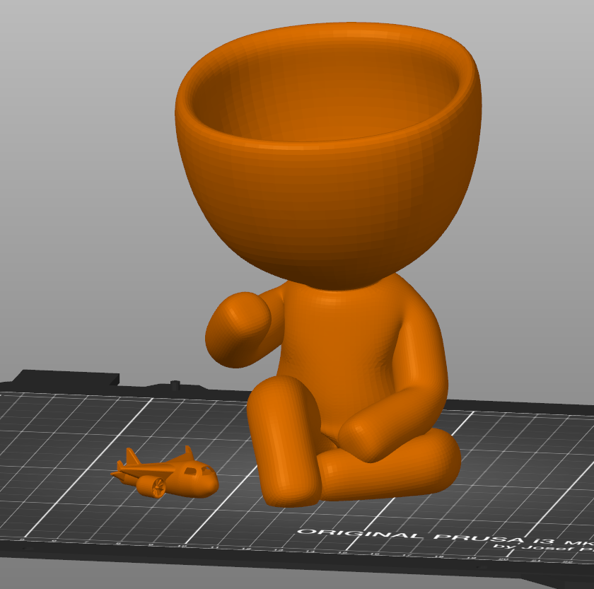 STL file ROBERT WITH PLANE 🛩️ ・3D printable model to download・Cults