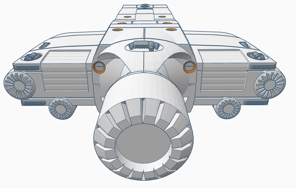 🎲 Retribution Carrier Class Dropship・Free 3D File for ・Cults