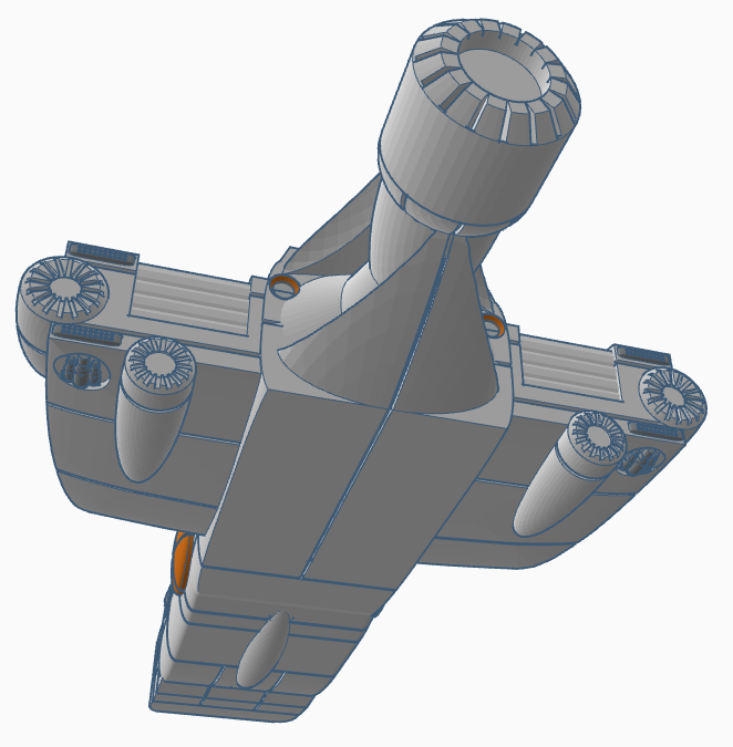 🎲 Retribution Carrier Class Dropship・Free 3D File for ・Cults