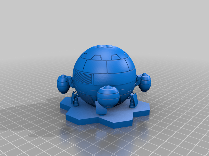 🎲 Mammuthus Dropship・Free STL File for ・Cults