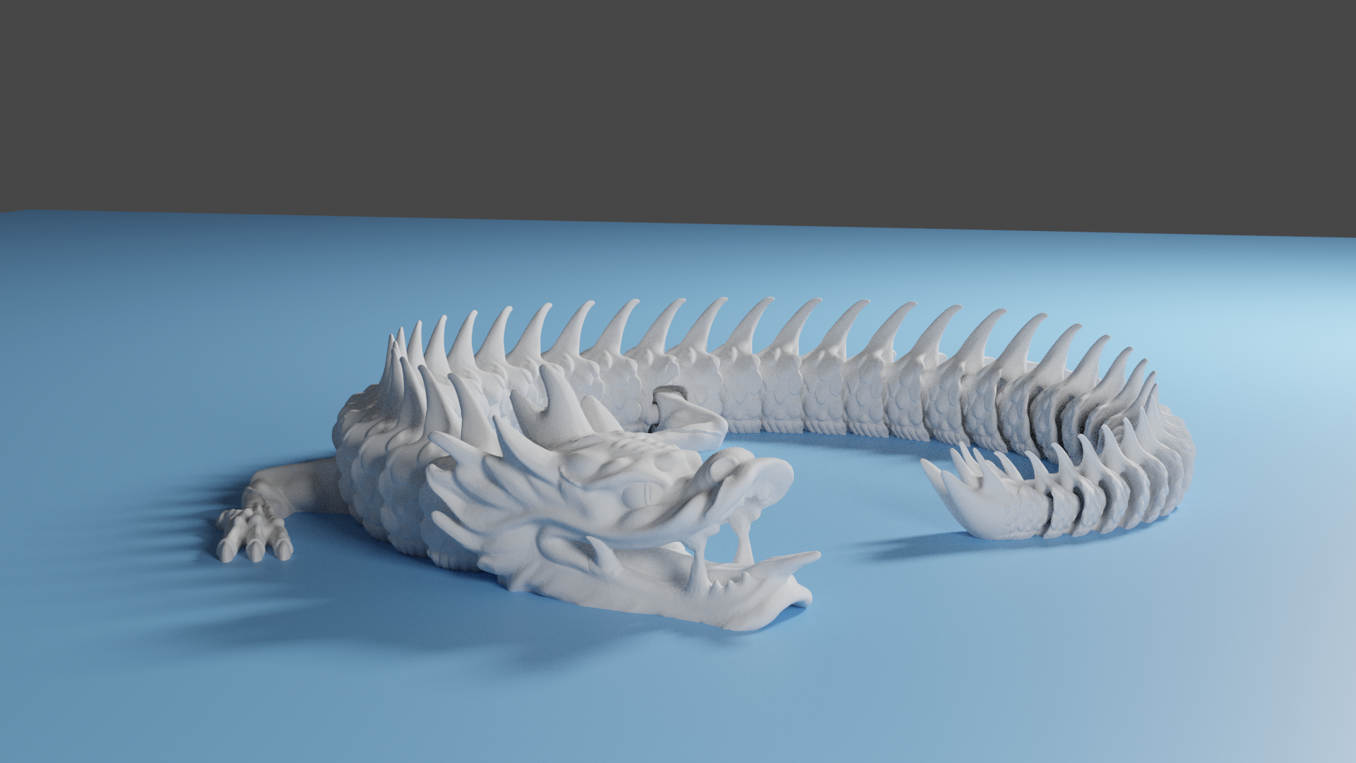 🆕 Chinese New Year Carnival Dragon - Articulated・ STL File for ・Cults