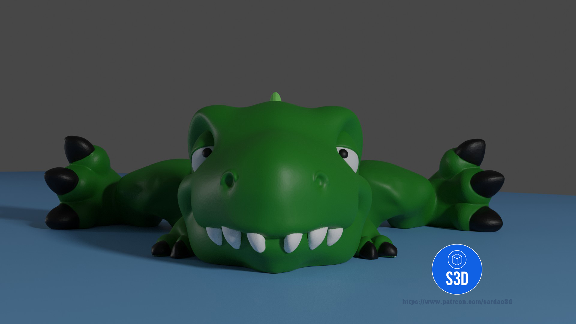 🦖 Terry the Articulated T-Rex・ STL File for ・Cults