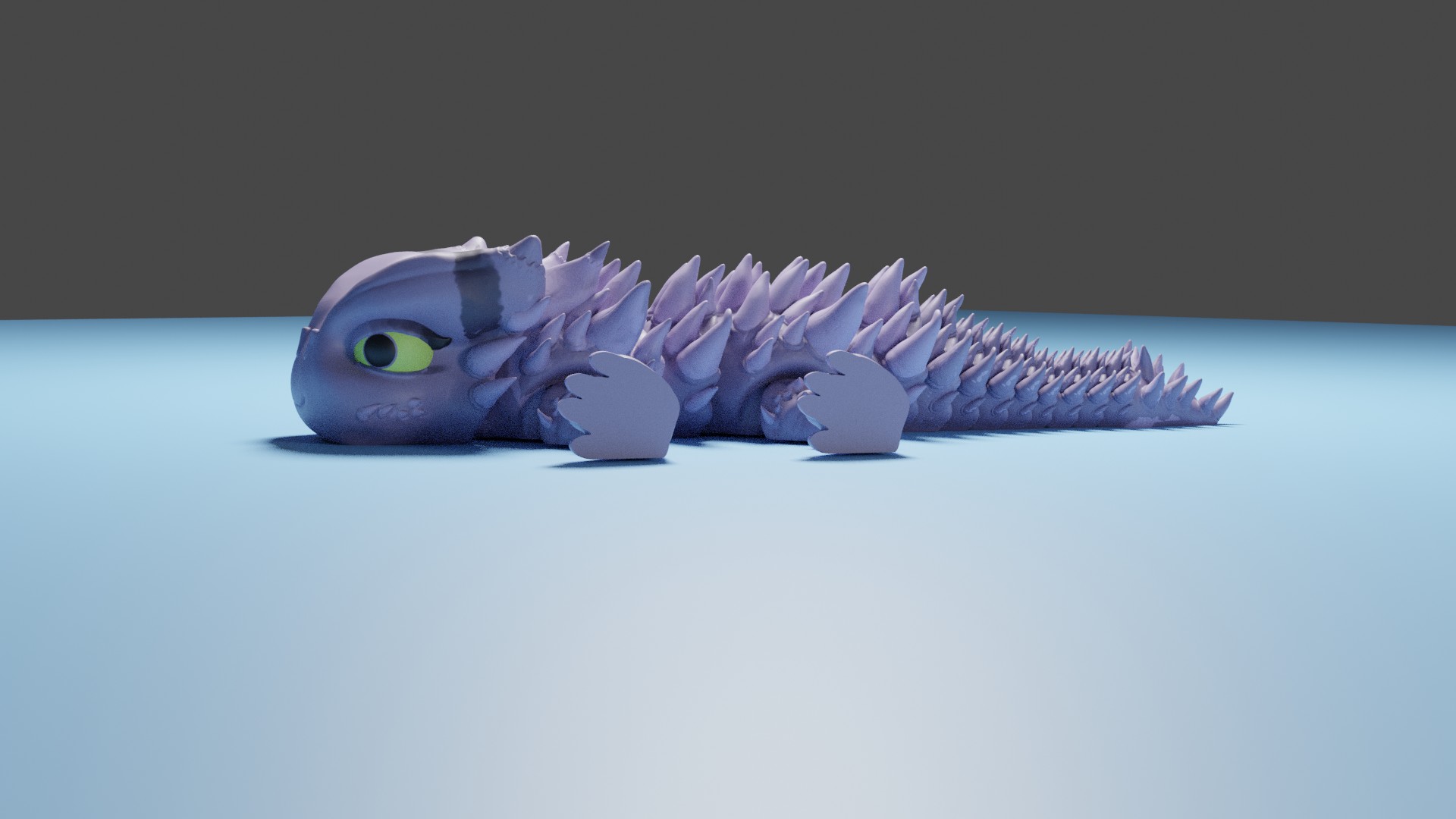 😈 Thorny Devil Lizard (Zoe) Articulated / Flexi・ STL File for ・Cults