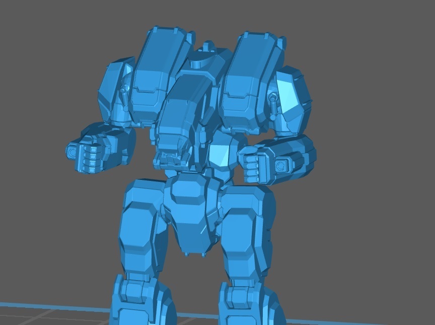 Free STL file American Mech Game 6mm Mecha Luchnik Лучник 🔥・3D printing ...