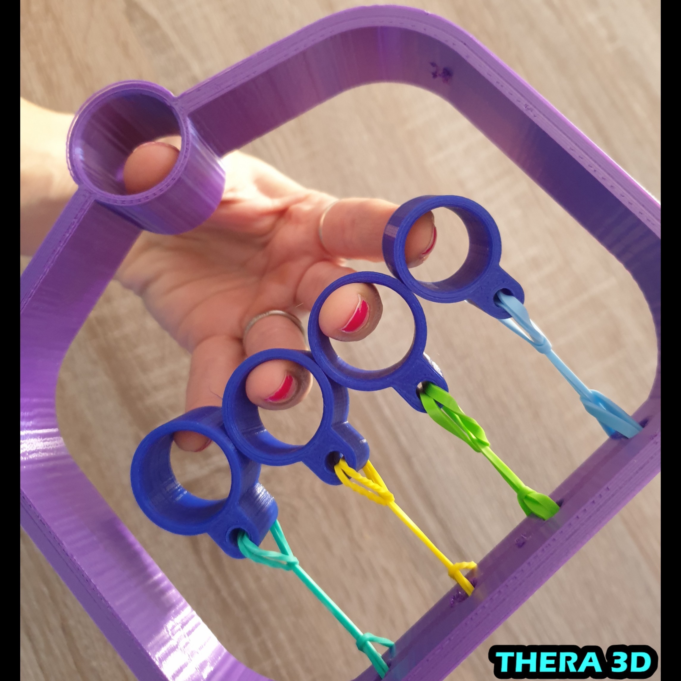 THERA 3D Finger Trainer Hand Therapy Herramienta de rehabilitación ...